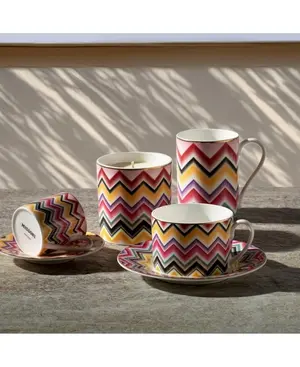 Missoni Marrakech Coffee Cup & Saucer, Set Of 6