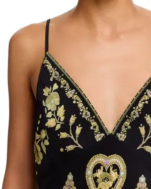 Camilla Silk Printed Maxi Dress