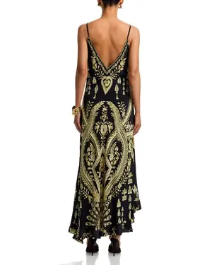 Camilla Silk Printed Maxi Dress