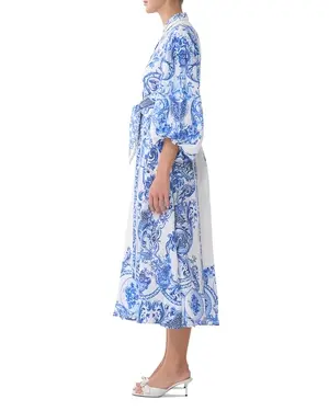 Camilla Printed Cotton Shirt Dress