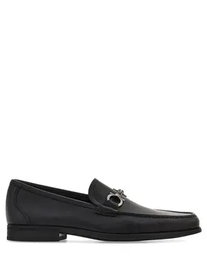 FERRAGAMO Gancini Ornament Calf Leather Loafers