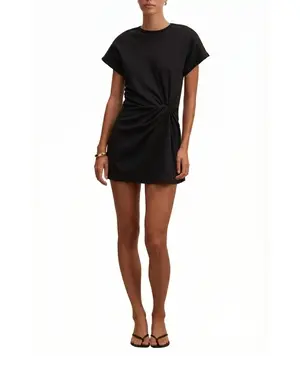 EVER NEW Rose T-shirt Twist Mini Dress