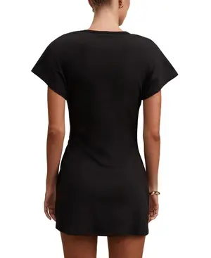 EVER NEW Rose T-shirt Twist Mini Dress