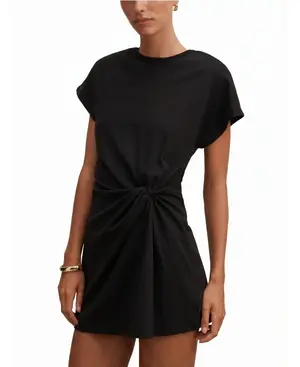 EVER NEW Rose T-shirt Twist Mini Dress
