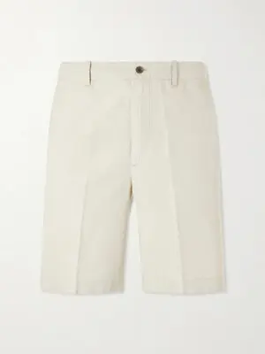 Dunhill Straight-leg Cotton Gabardine Chino Shorts