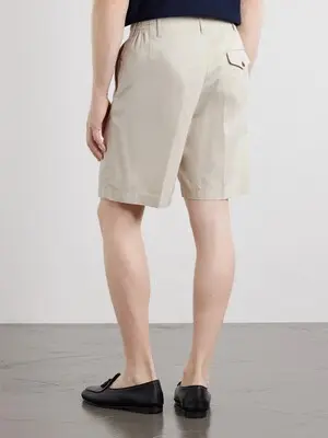 Dunhill Straight-leg Cotton Gabardine Chino Shorts