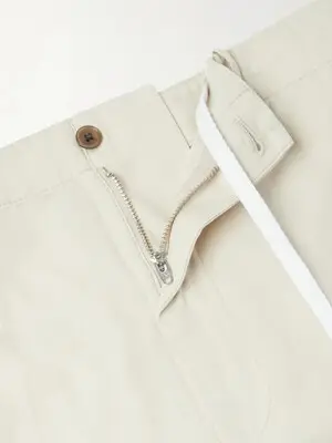 Dunhill Straight-leg Cotton Gabardine Chino Shorts