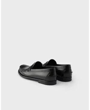Prada Brushed Leather Loafers