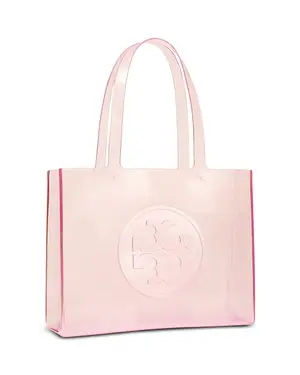 Tory Burch Ella Small Clear Tote - Flamingo Pink
