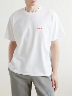 CHERRY LOS ANGELES Logo-print Cotton-jersey T-shirt