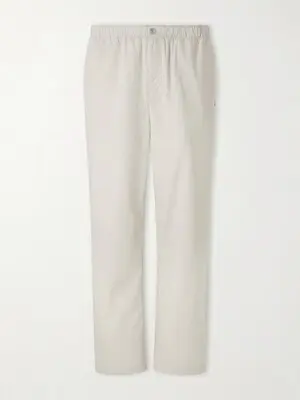 Aimé Leon Dore Wide-leg Cotton Trousers - Gray