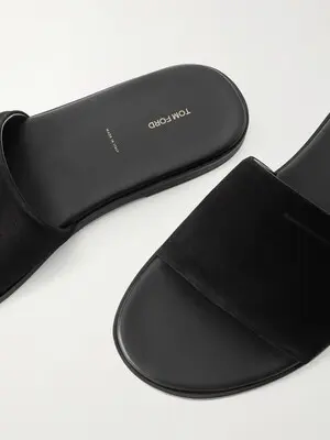 TOM FORD Kai Suede Slides