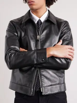 TOM FORD Slim-fit Leather Jacket