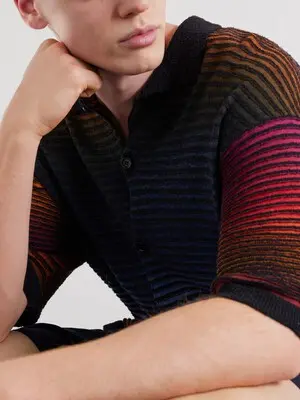 Loewe Paula's Ibiza Knitted Cotton-blend Shirt