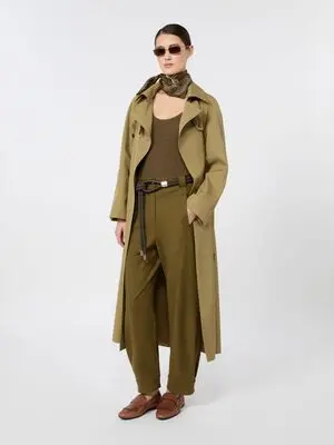 Max Mara Sleeveless Ribbed Viscose Crepe Jumper
