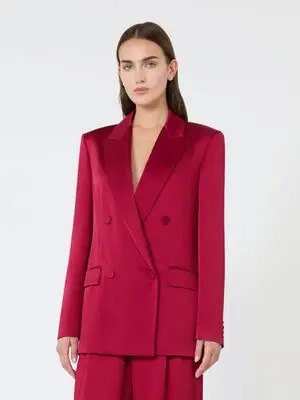 Max Mara Double-breasted Peak Lapel Blazer