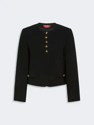 Max Mara Technical Cady Crew-neck Jacket
