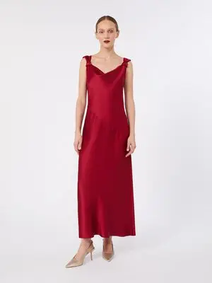 Max Mara Envers Satin Slip Dress