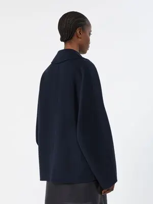 Max Mara Wool Drap Pea Coat
