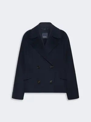 Max Mara Wool Drap Pea Coat