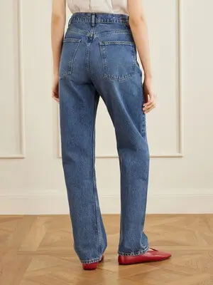 SKALL STUDIO Sharon Mid-rise Straight-leg Jeans
