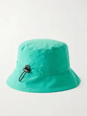 Jacquemus Le Bob Baluchon Embroidered Shell Bucket Hat - Blue