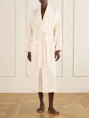 TEKLA Belted Organic Cotton-terry Robe