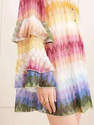 Missoni Chevron Knit Mini Dress - Multi