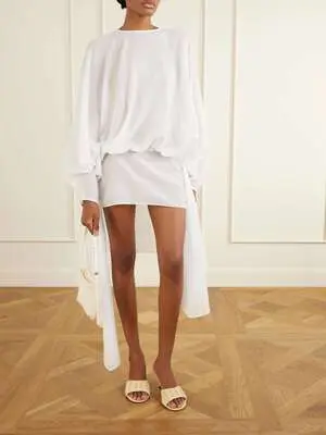 Jacquemus Raffia-effect Leather Mules