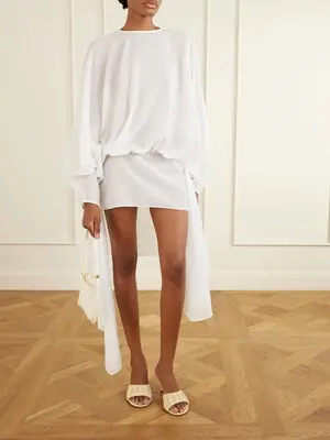 Jacquemus Raffia-effect Leather Mules - Neutrals