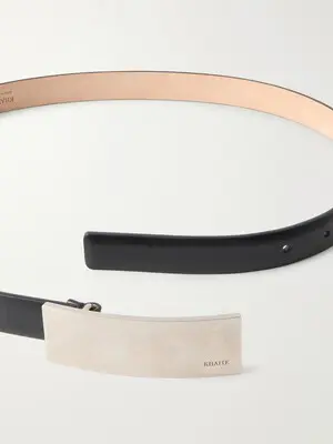 Khaite Berlin Leather Belt - Black