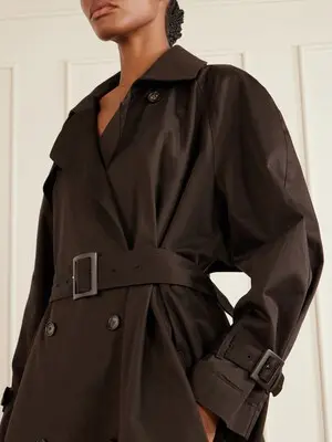 Nour Hammour Marchand Cotton-blend Trench Coat