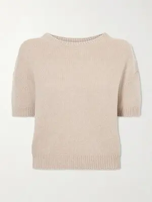 Khaite Golden Cashmere Sweater - Neutrals