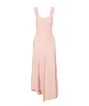 Khaite Seberg Merino Wool Midi Dress - Pink