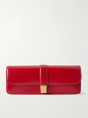 Khaite Blake Leather Clutch - Red