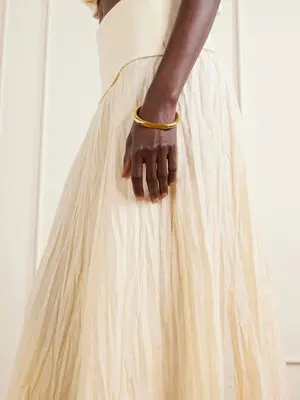 Johanna Ortiz Light And Sound Pleated Maxi Skirt - Neutrals