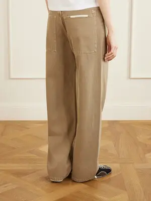 Still Here Sport Low-rise Straight-leg Jeans - Brown