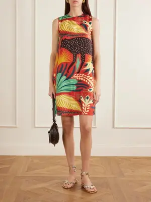 Etro Printed Silk Mini Dress