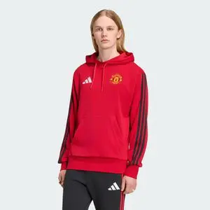 Adidas Manchester United Dna Hoodie - Mufc Red