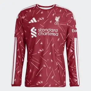 Adidas Liverpool Fc 26/27 Authentic Long Sleeve Jersey - Active Maroon