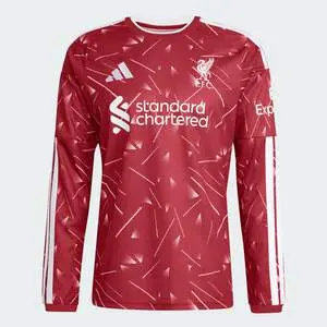 Adidas Liverpool Fc 26/27 Home Long Sleeve Jersey - Active Maroon
