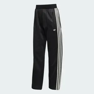 Adidas Firebird Track Pants With Knitted Crochet Details - Black