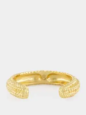 PAOLA SIGHINOLFI 18kt -plated Textured Cuff Bracelet