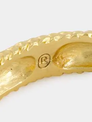 PAOLA SIGHINOLFI 18kt -plated Textured Cuff Bracelet
