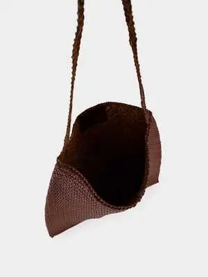 Dragon Diffusion Bruciato Leather Ars Tote Bag - Brown