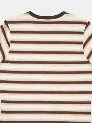 Auralee Gradient Stripe Jersey T-shirt