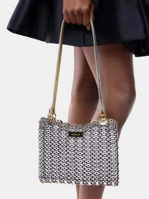 Rabanne 1969 Flip Bag - Silver