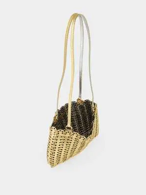 Rabanne 1969 Flip Bag - Silver