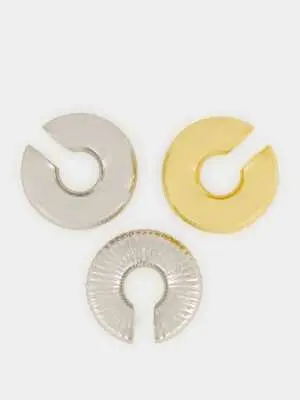 Rabanne Nano Ear Cuff Set - Silver