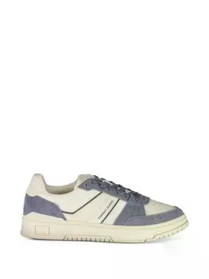 Tommy Hilfiger Suede Panel Sneakers - Neutrals